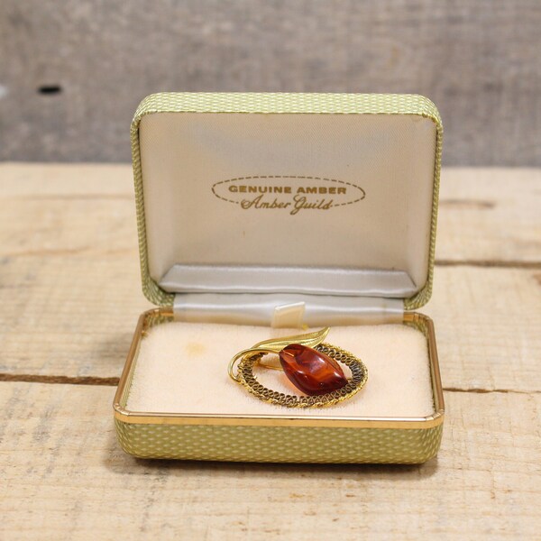 Amber Pin - Etsy