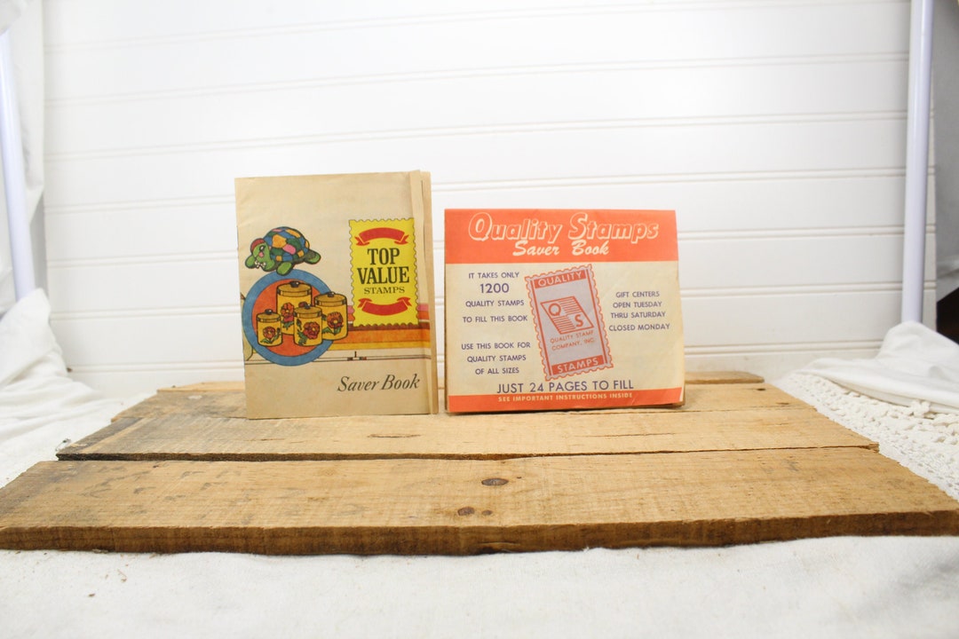 Grocery Store Stamps and Saver Booklets, Top Value and Quality Stamps ...