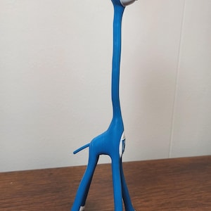 Bendy Bendable Giraffe, Blue Hoechst Toy, Pop Culture, 1970's ...