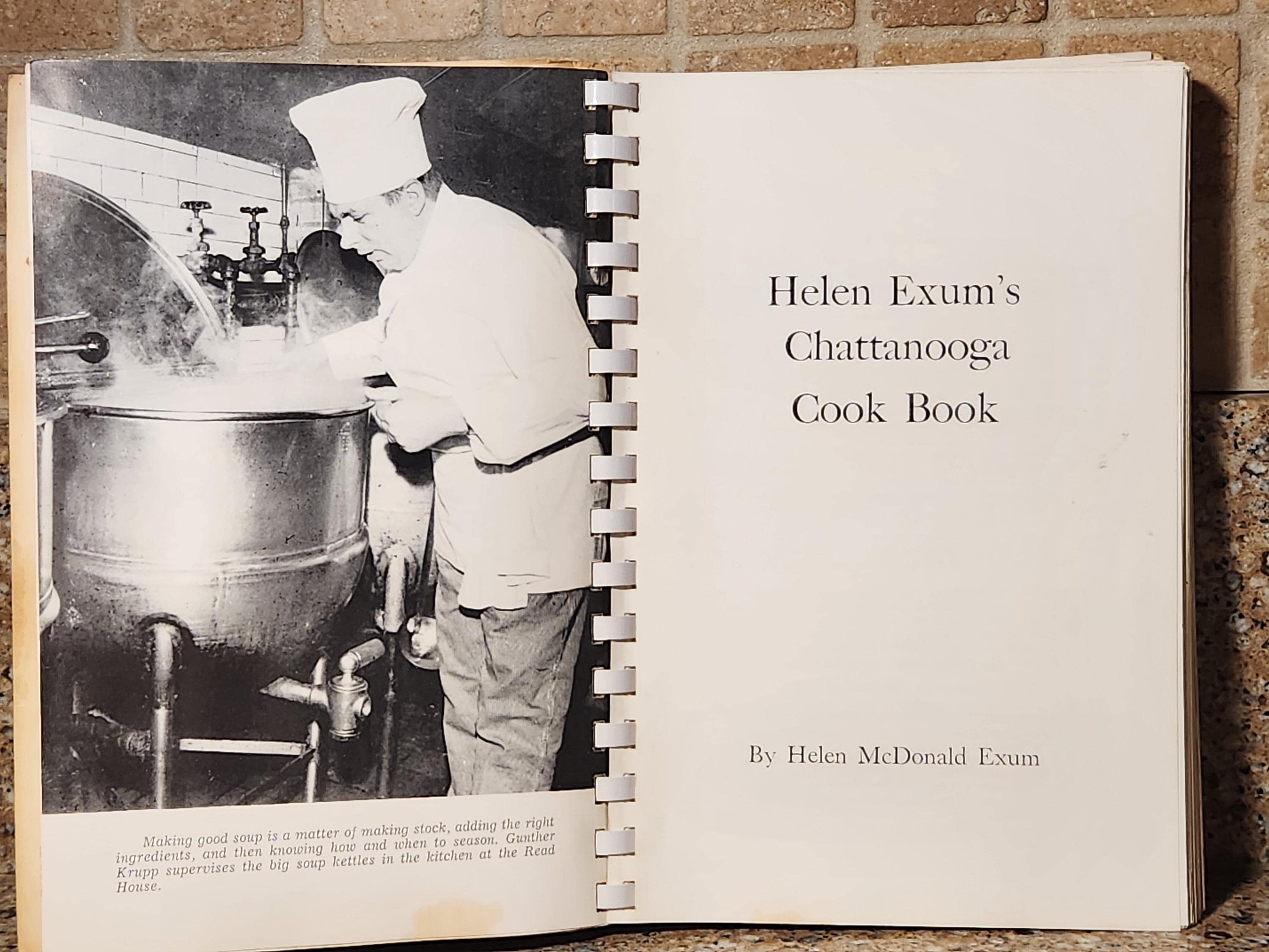 Cookbook - Helen Exum's Chattanooga Cook Book, Vintage: 1970 Spiral ...