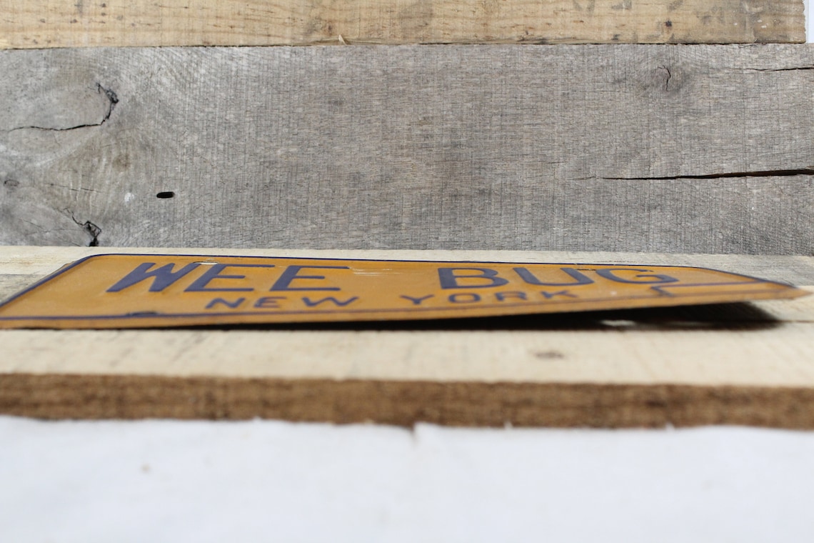 New York License plate Custom Vanity Plate 1973-1986 WEE | Etsy