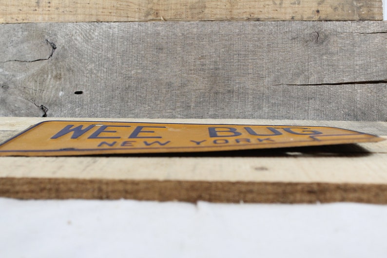 New York License Plate Custom Vanity Plate 1973-1986 WEE | Etsy UK