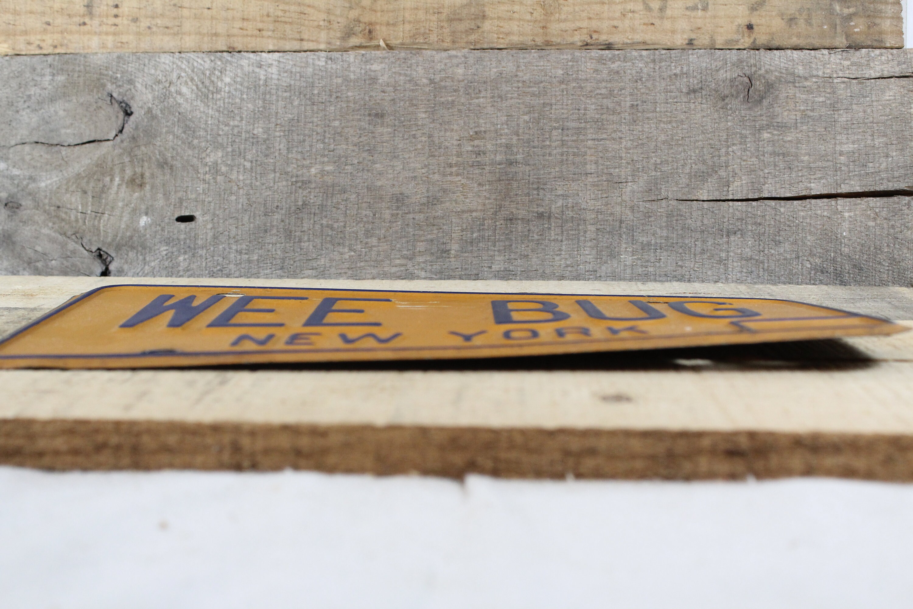 New York License plate Custom Vanity Plate 1973-1986 WEE | Etsy