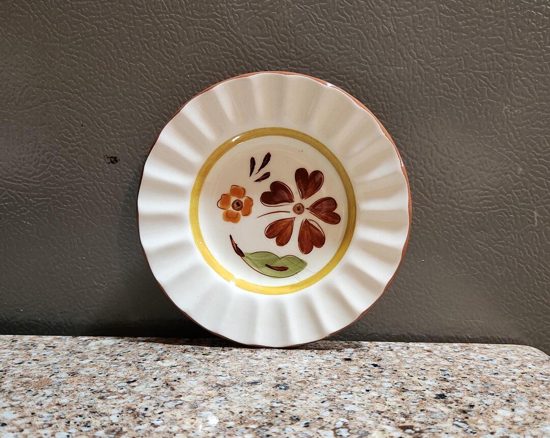 Stangl Pottery, First Love, Ribbed Coaster, Quality Control Piece With ...