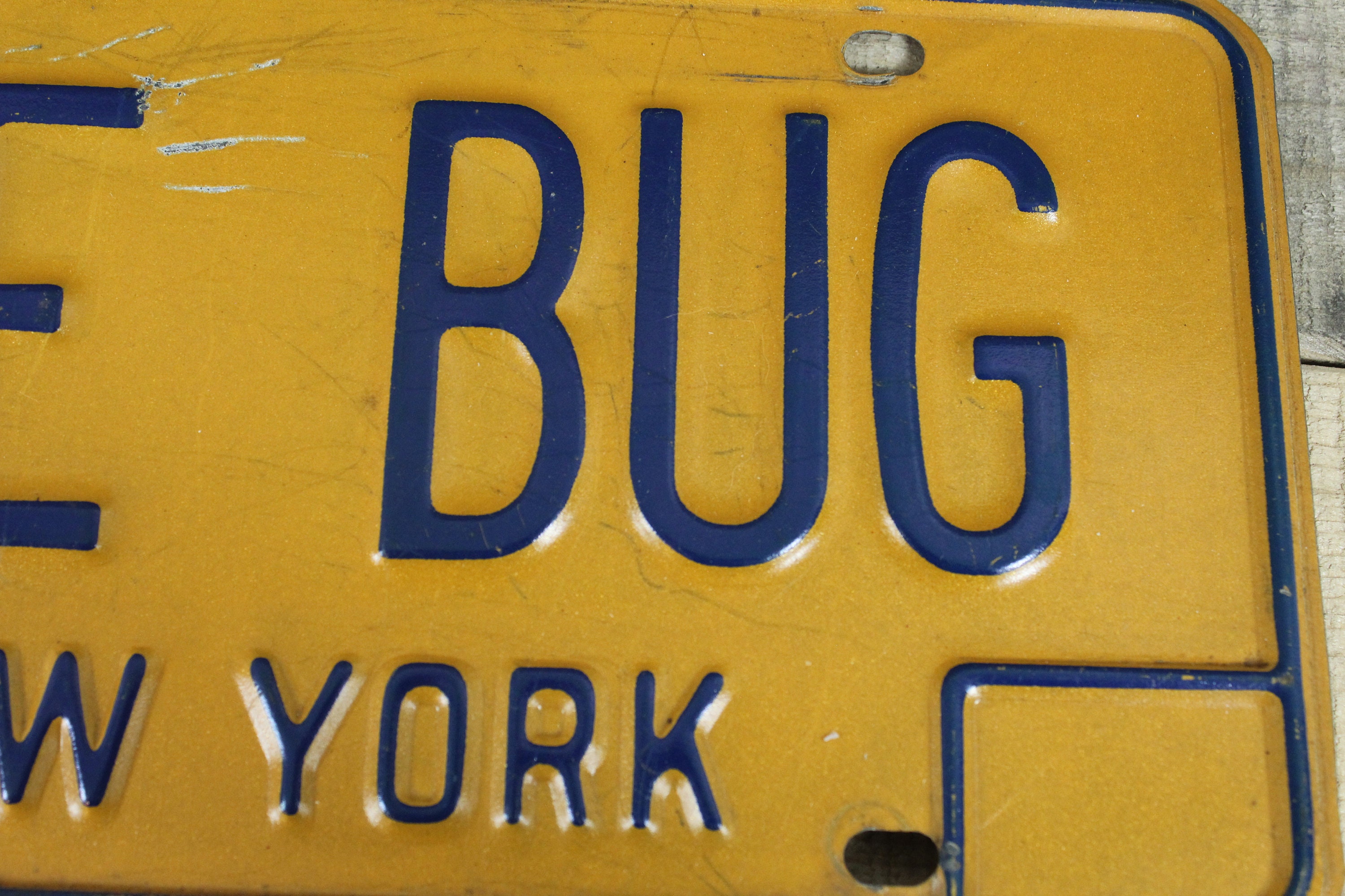 New York License plate Custom Vanity Plate 1973-1986 WEE | Etsy