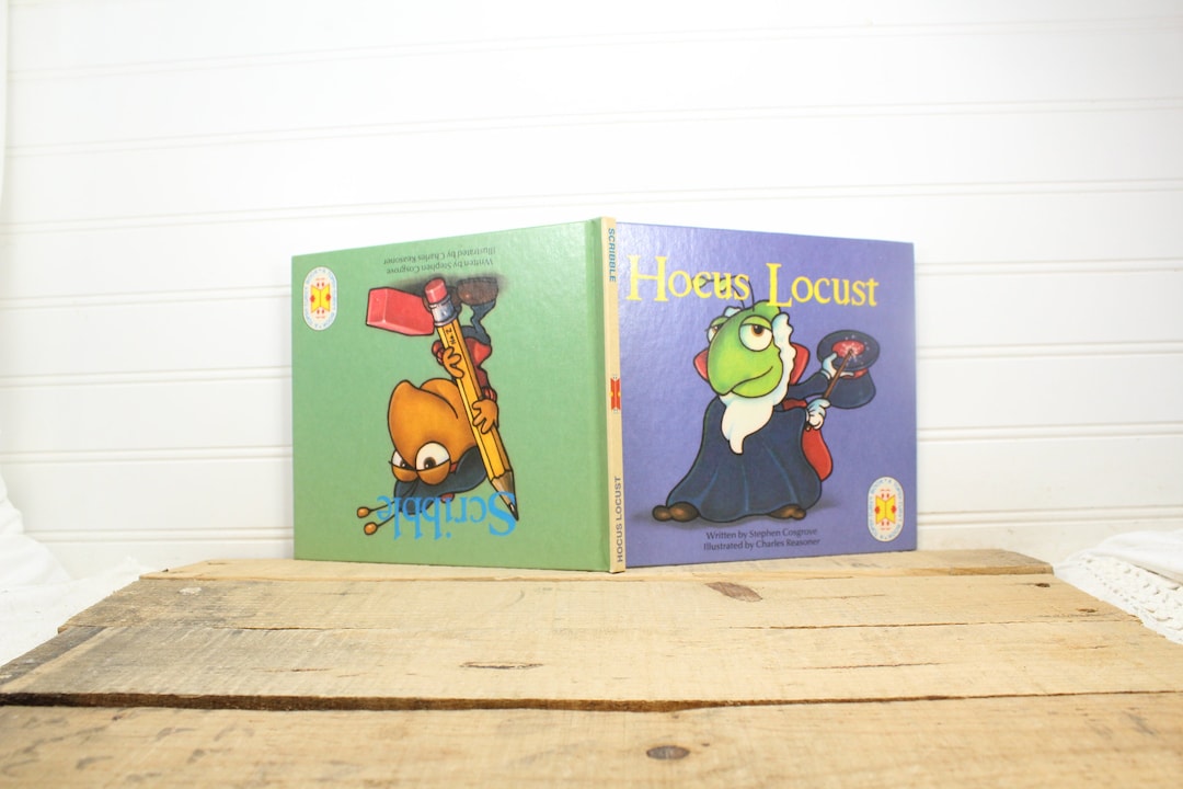 Stephen Cosgrove - Topsy-turvy Book, Hocus Locust / Scribble Two Books ...