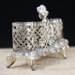 Vanity Lipstick Holder, Sam Fink, Regency Style 4 Hole Mid Century ...