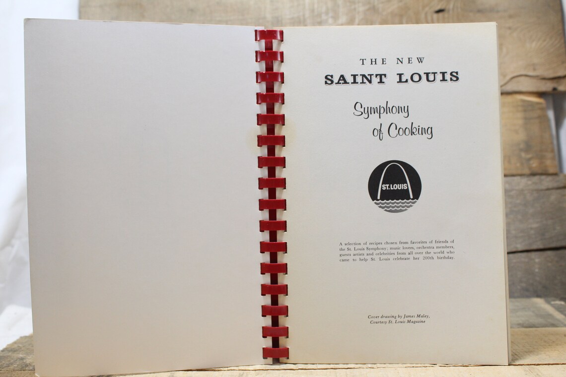 Cookbook - New Saint Louis Symphony of Cooking, 1977 Printing, Local ...
