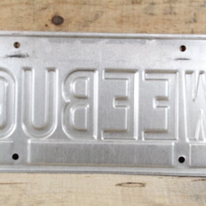 Georgia License Plate, Custom Vanity Plate 1983 - WEEBUG - Vintage ...