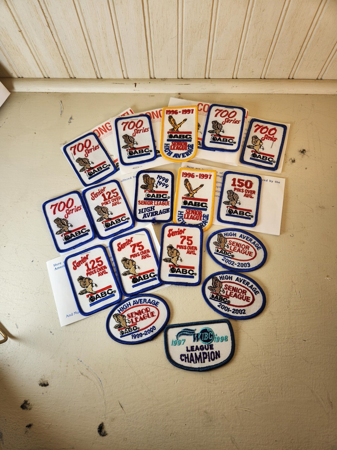 Bowling Patches WIBC ABC Bowling Series, Senior League High Average ...