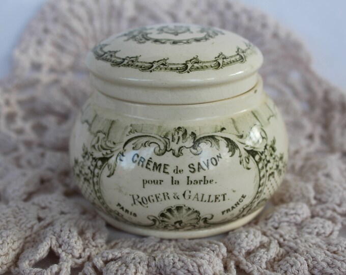 Roger N Gallet Creme De Savon Shaving Cream Paris, France, Advertising ...