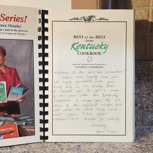 Cookbook - Best of the Best From Kentucky, Selected Recipes 2nd Print ...