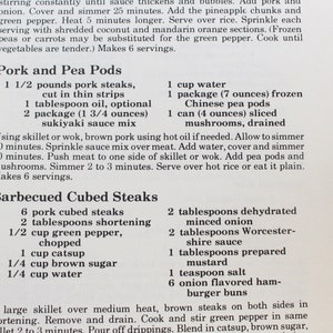 Cookbook - Cooking Today's Pork, Home Economist, North Carolina Pork ...