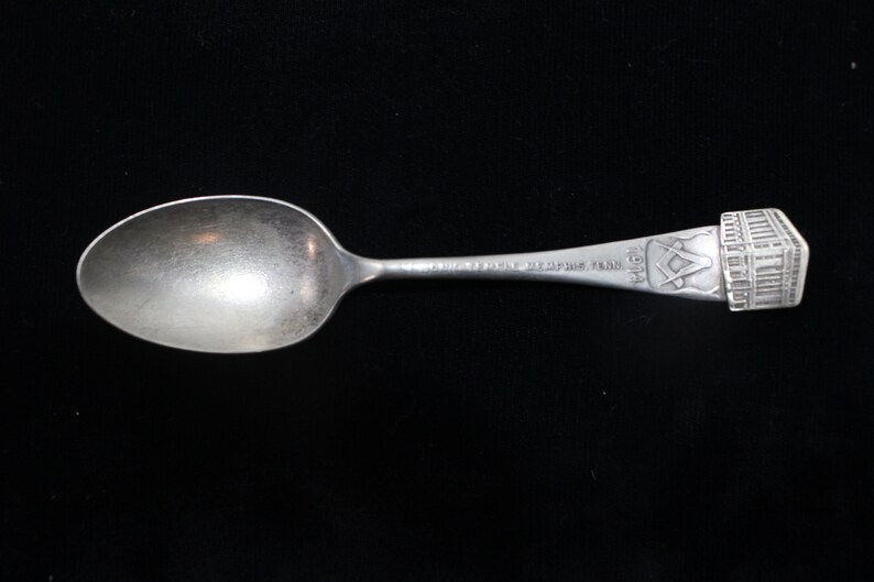 Masonic Spoon 1914 Memphis Masonic Temple Tennessee - Etsy