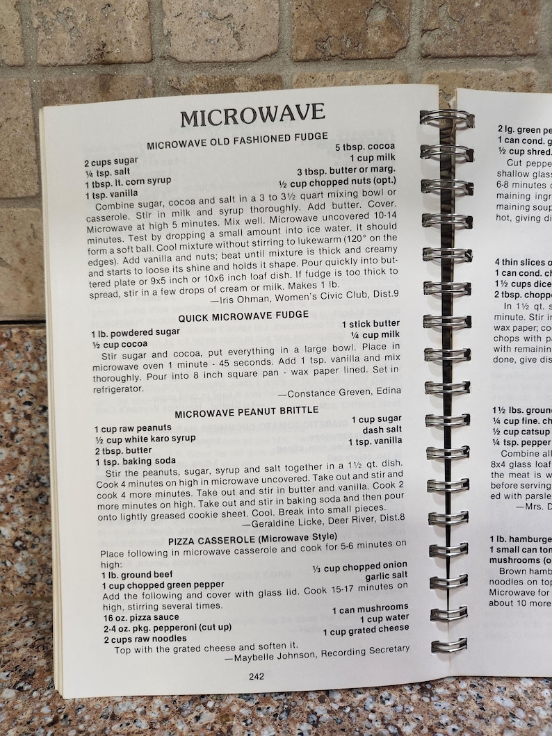 Cookbook, Marvelous Minnesota, Collection of Recipes From Minnesota ...