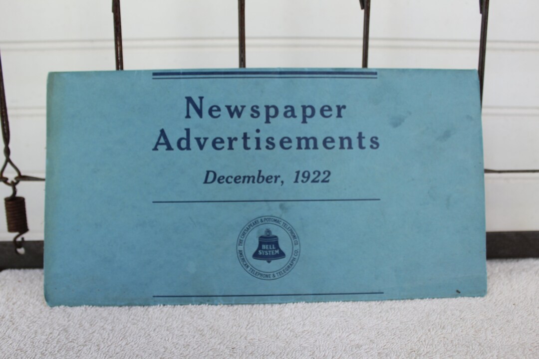 1922 Newspaper Advertisements for the Bell System, the Chesapeake ...