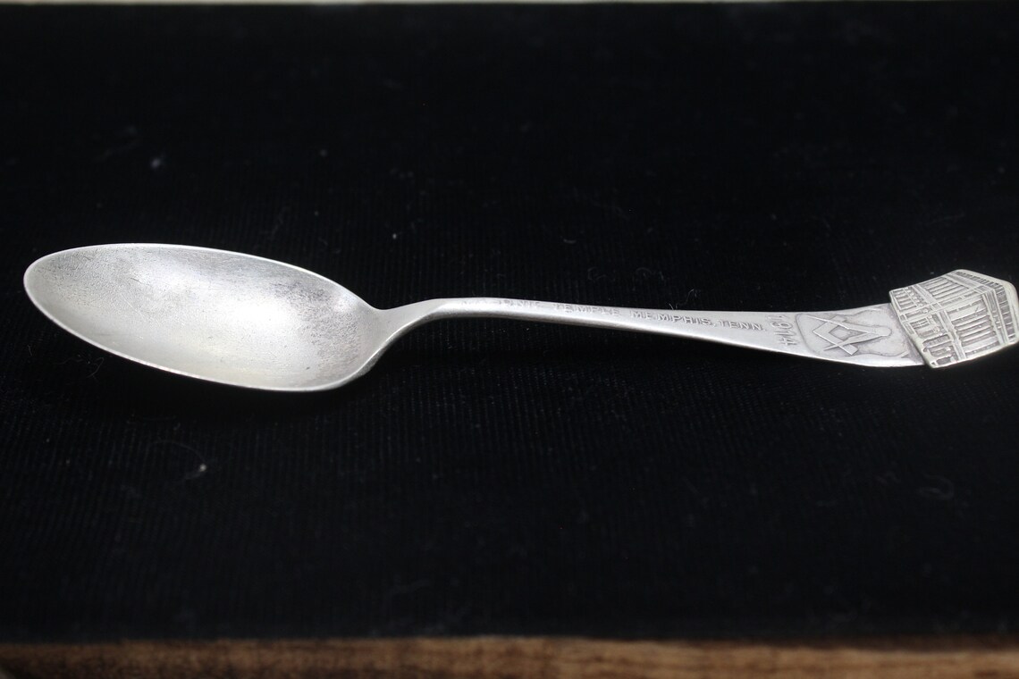Masonic Spoon 1914 - Memphis Masonic Temple, Tennessee, Historic ...