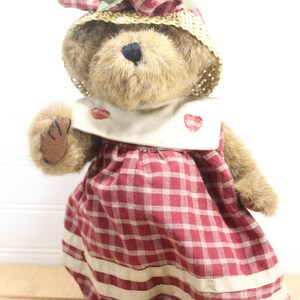Boyds Bear - Prudence Bearimore, Cranberry Dress and Straw Hat, Fully ...