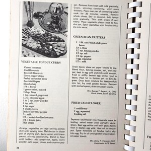 Cookbook - Recipes on Parade, Fondue and Buffet, Vintage: 1972 Spiral ...