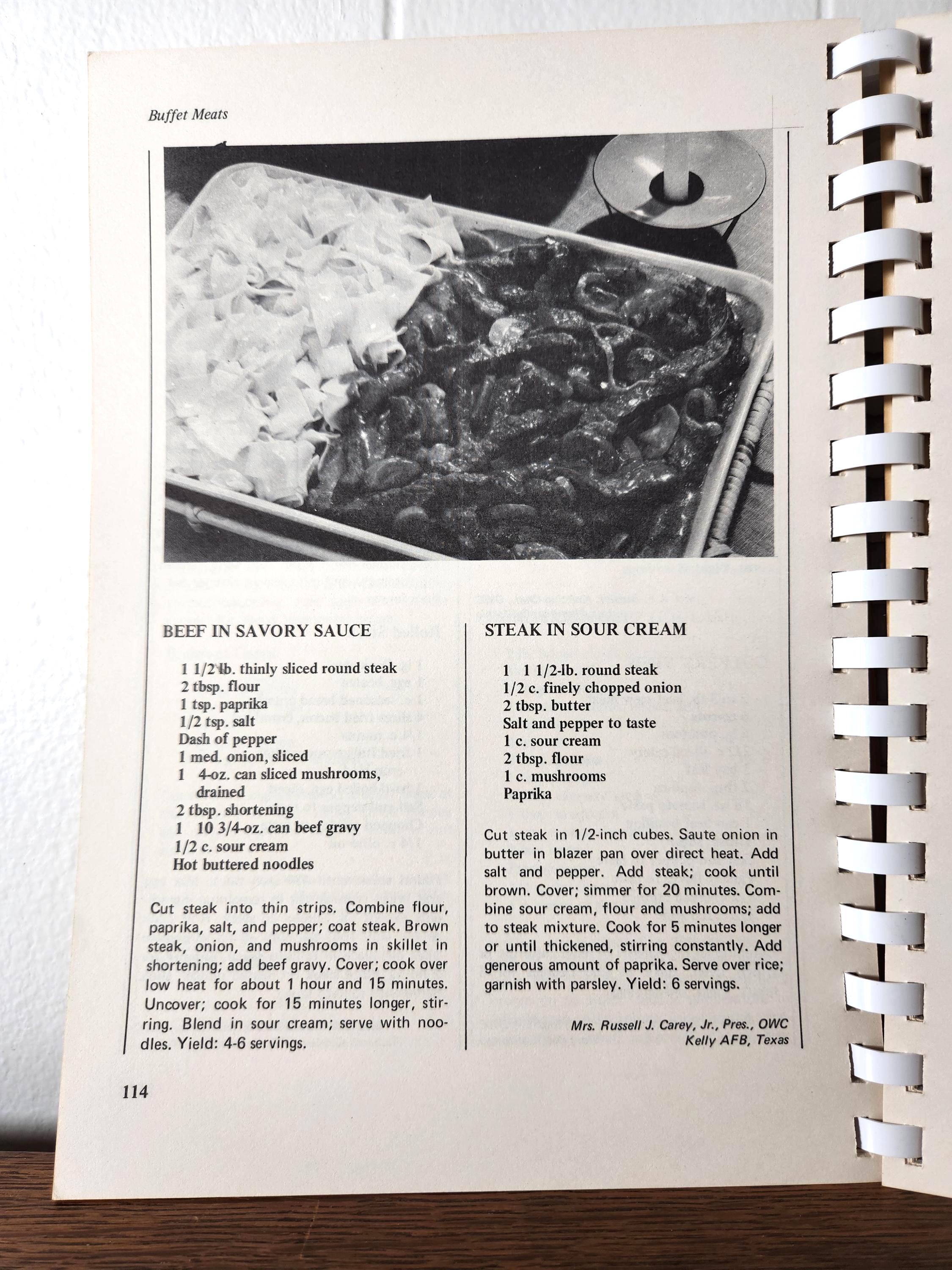 Cookbook - Recipes on Parade, Fondue and Buffet, Vintage: 1972 Spiral ...