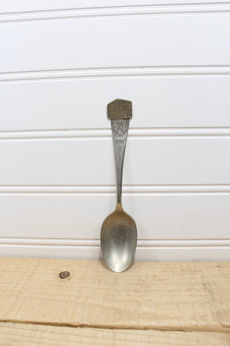 Masonic Spoon 1914 Memphis Masonic Temple Tennessee - Etsy