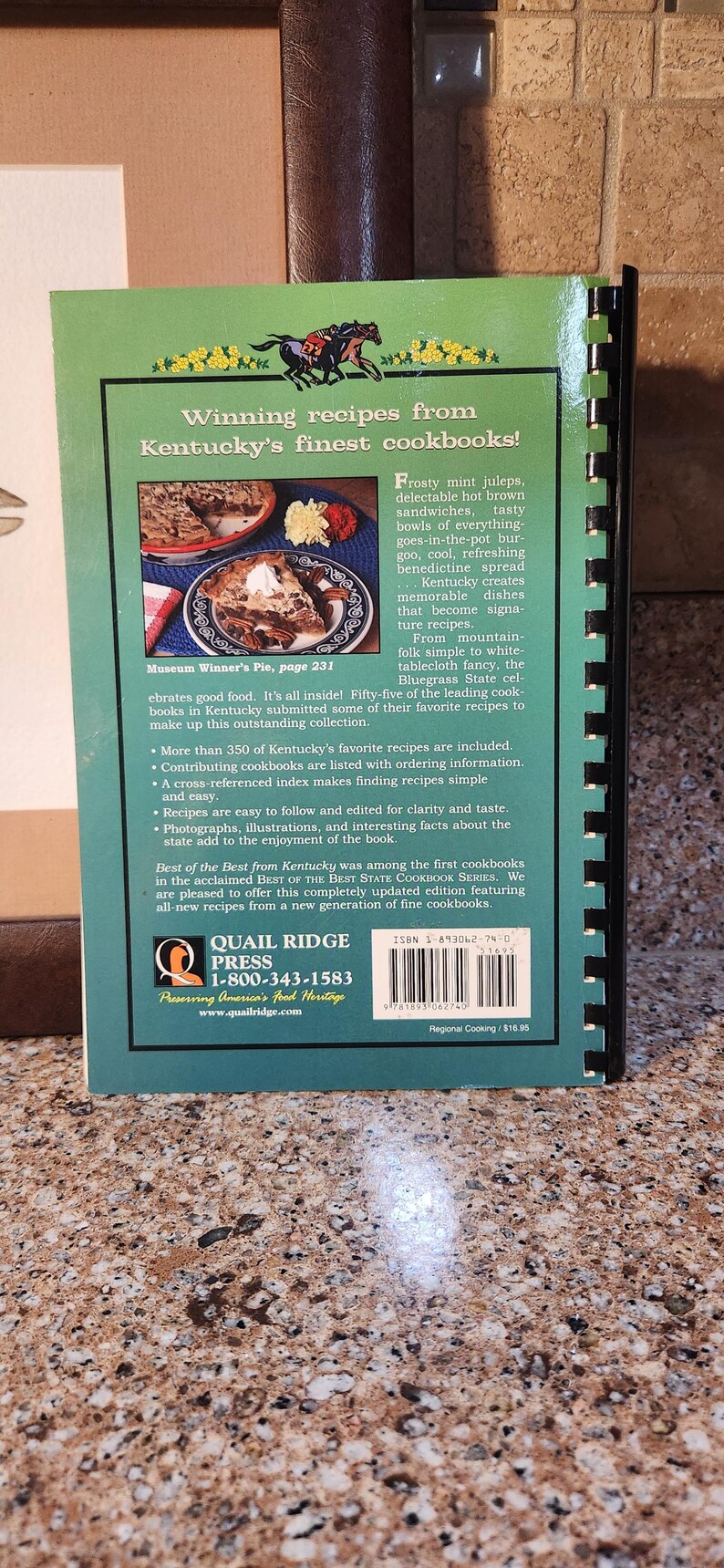 Cookbook - Best of the Best From Kentucky, Selected Recipes 2nd Print ...