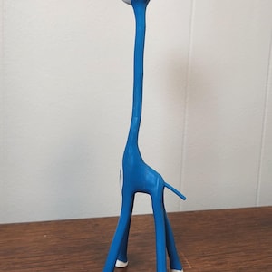 Bendy Bendable Giraffe, Blue Hoechst Toy, Pop Culture, 1970's ...