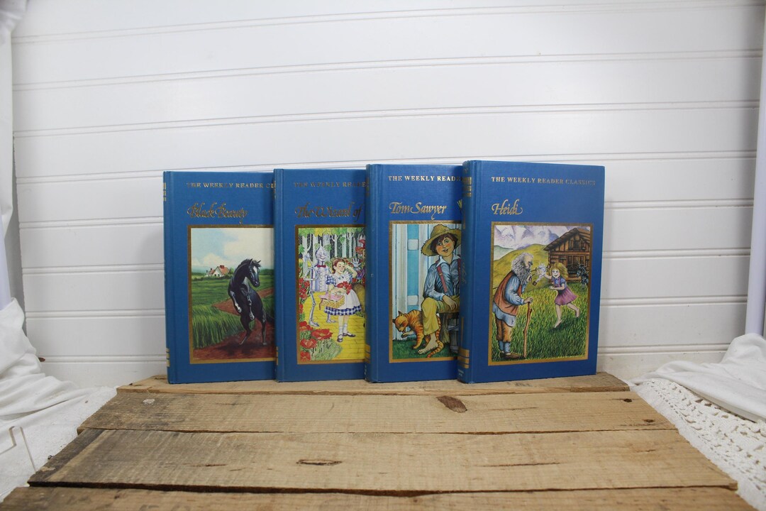 Weekly Reader Classics Books, CHOICE, Black Beauty, the Wizard of Oz ...