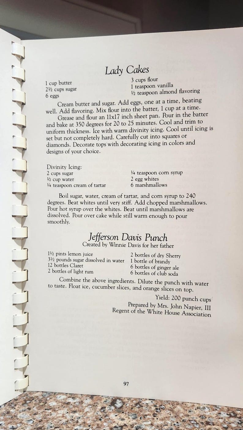 Cookbook - the Alabama Heritage Cookbook, Vintage 1984 Spiral Softcover ...