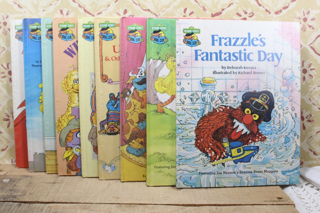 Sesame Street Book Club, Choice 1980's Muppets, Golden Press Books ...