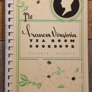 Cookbook the Frances Virginia Tea Room Cookbook Atlanta - Etsy