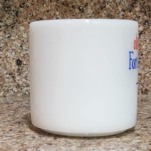 Federal Glass Milk Glass Coffee Mug, Old Fort Henry, Souvenir Kingston ...