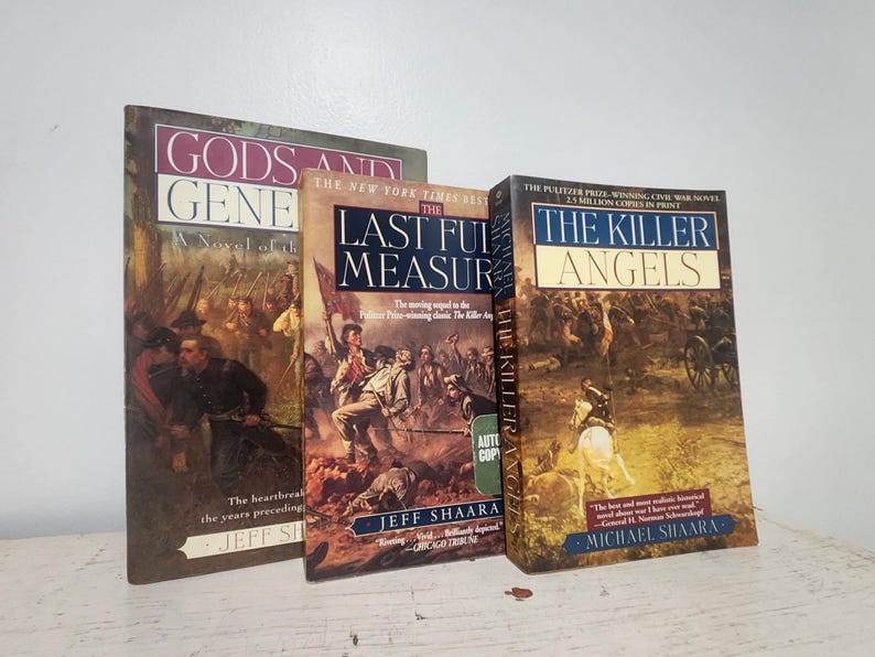 Civil War Novels, Michael and Jeff Shaara, Sold as Set, Gods and ...