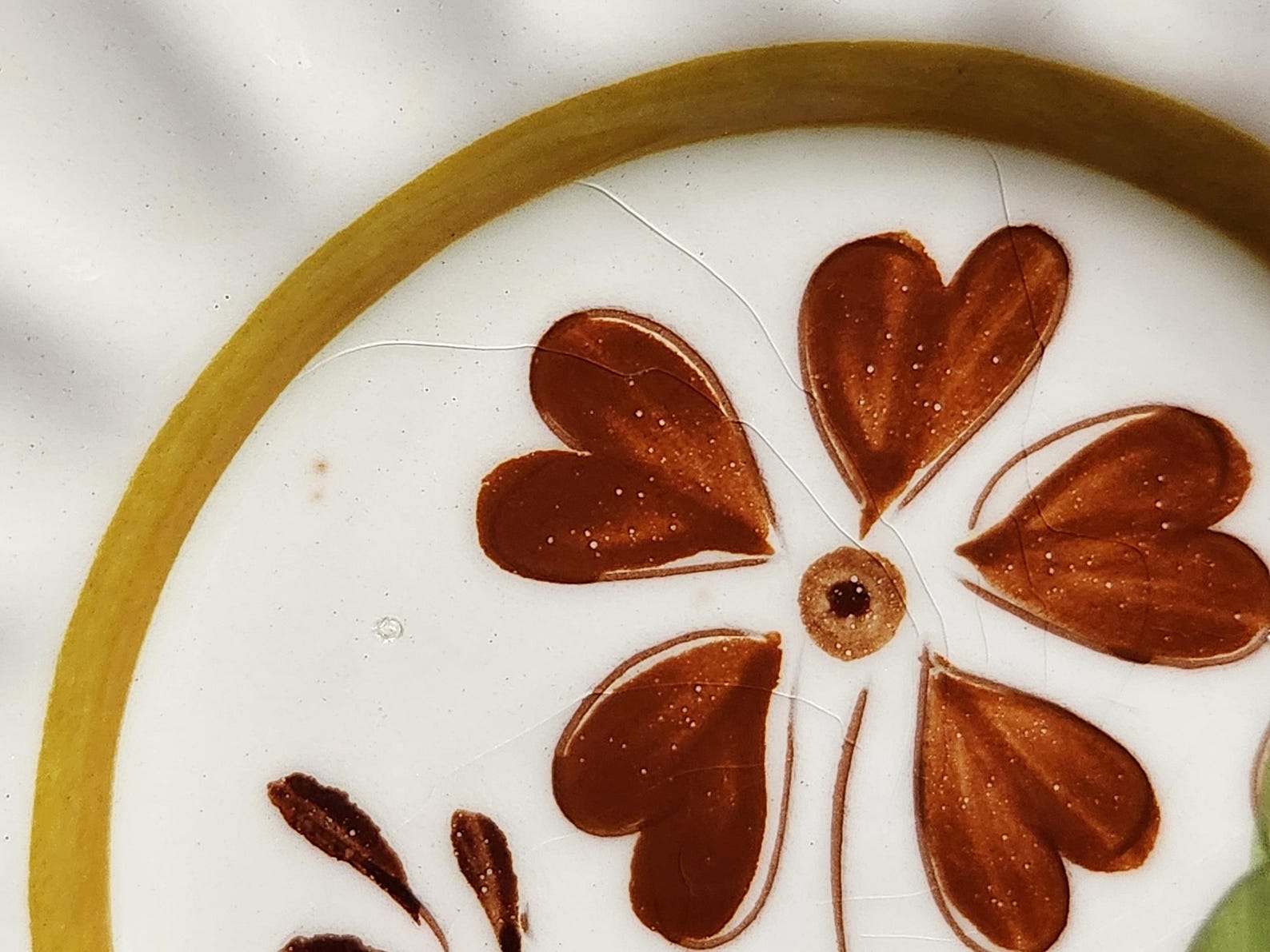 Stangl Pottery, First Love, Ribbed Coaster, Quality Control Piece With ...