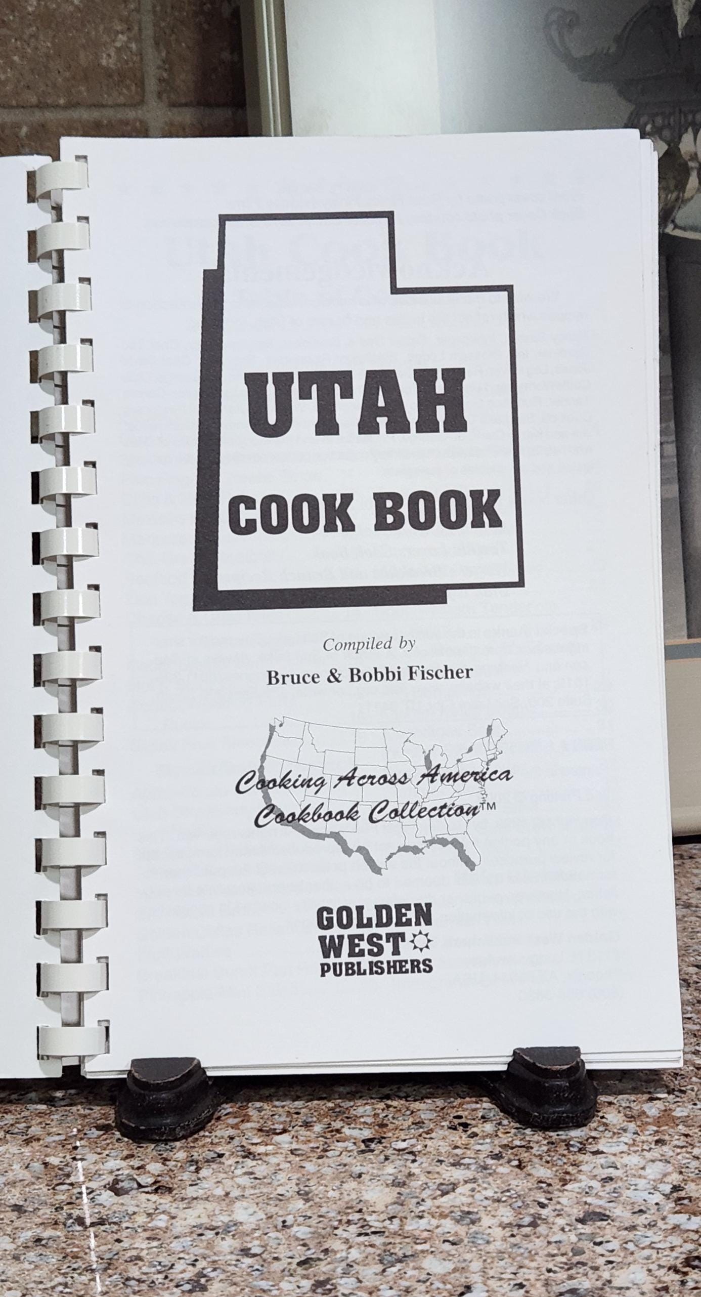 Cookbook - Utah Cookbook, Cooking Across America Collection, Vintage ...