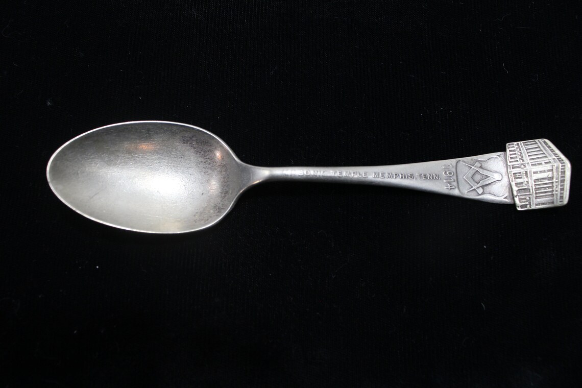 Masonic Spoon 1914 - Memphis Masonic Temple, Tennessee, Historic ...