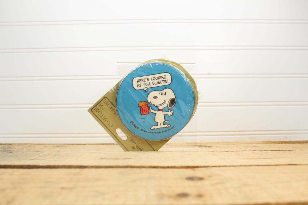 Coasters, Snoopy, Here's Looking at You, Unused Vintage Hallmark ...
