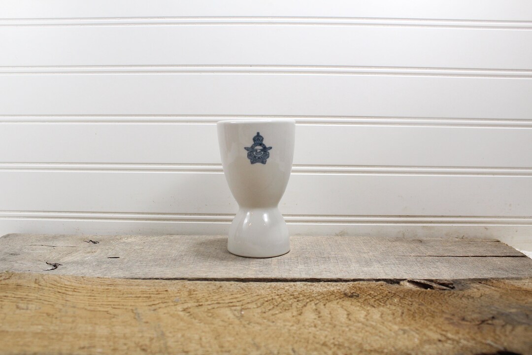 Double Egg Cup, Royal Canadian Air Force RCAF Porcelain Ceramic ...