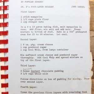 Cookbook the Patriot's Pantry, Dekalb Community College Woman's Club ...