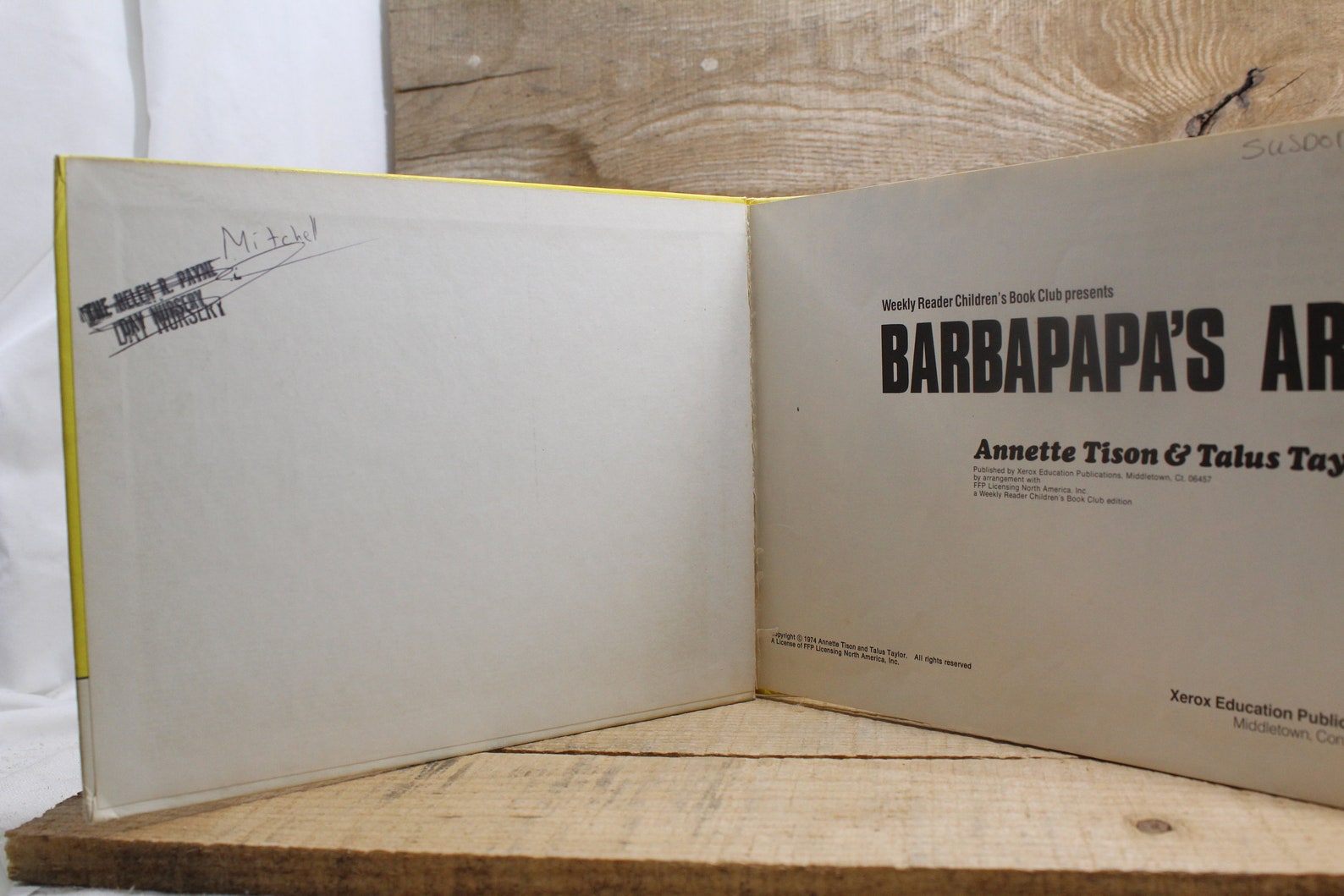 Barbapapa's Ark 1974 Xerox Ed Hardcover Children's - Etsy
