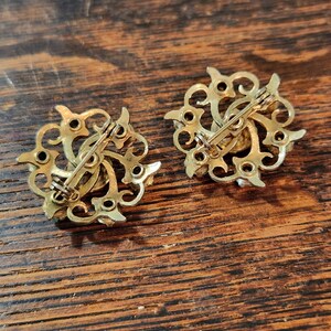 Scatter Pins Pair of Rhinestone With Faux Opal and - Etsy