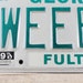 Georgia License Plate Custom Vanity Plate 1983 WEEBUG - Etsy