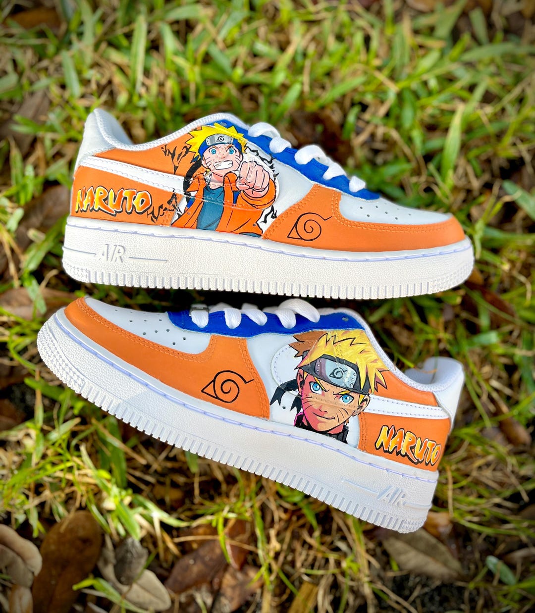 Custom Painted Naruto Af1’s, Anime Shoes, Gift for Him Shoes, Gift ...