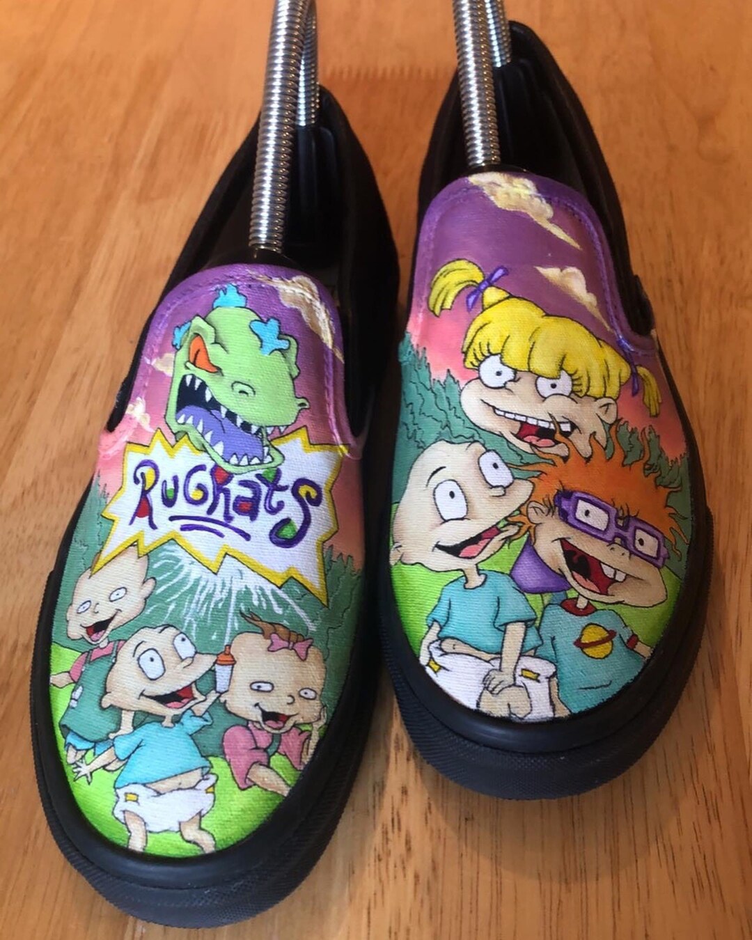 Custom Vans, Handpainted Shoes, Custom Cartoon Shoes, Painted Vans ...