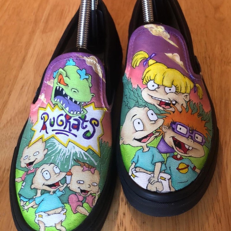 Custom Cartoon Shoes - Etsy