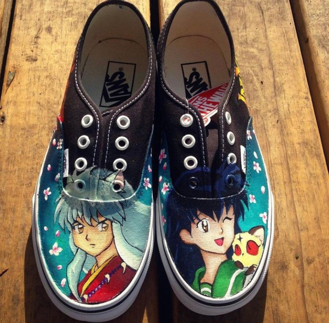 Custom Painted Anime Vans, Painted Shoes, Anime Shoes, Custom Sneakers ...