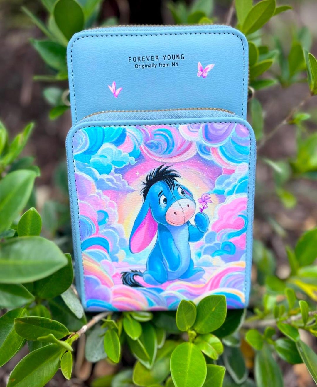 Hand-painted Eeyore Wallet, Custom Disney Fanart Purse - Etsy