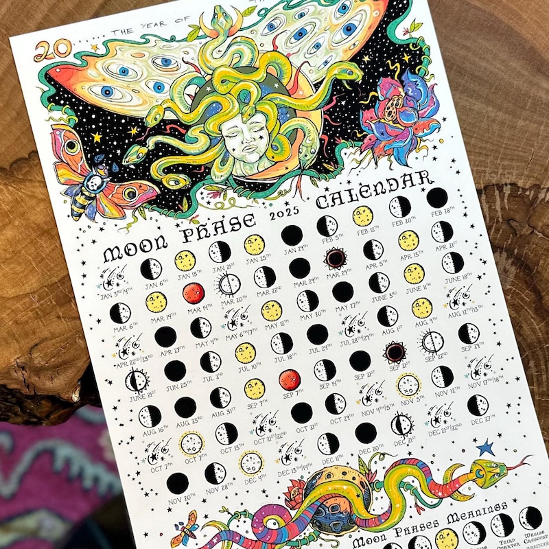 2026 Calendar Moths - Etsy