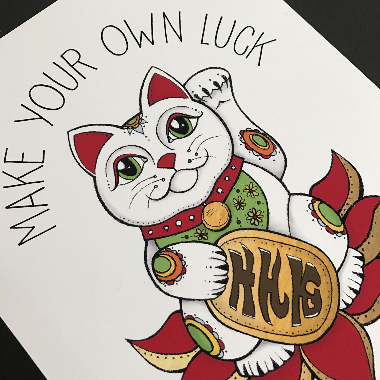 Lucky Cat, Good Luck, Make Your Own Luck, Cat, Feeling Lucky, Maneki ...