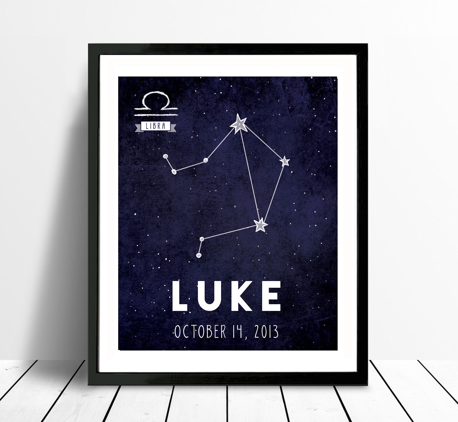 Birthday Constellation Print, Space Theme Room, Zodiac & Constellation ...